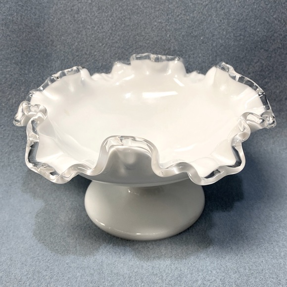 Fenton | Dining | Vintage Fenton Milk Glass Candy Dish 96s 7 Inch ...